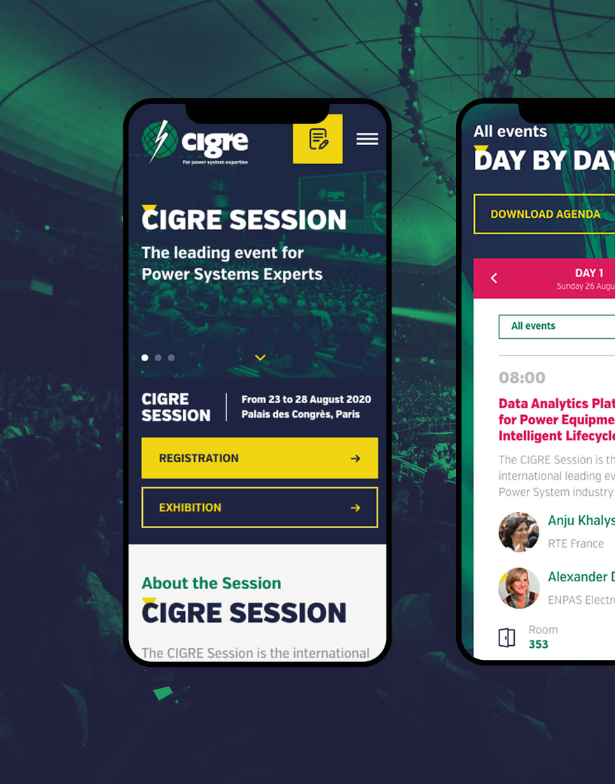 Concevoir er réaliser un site événementiel - Agence O